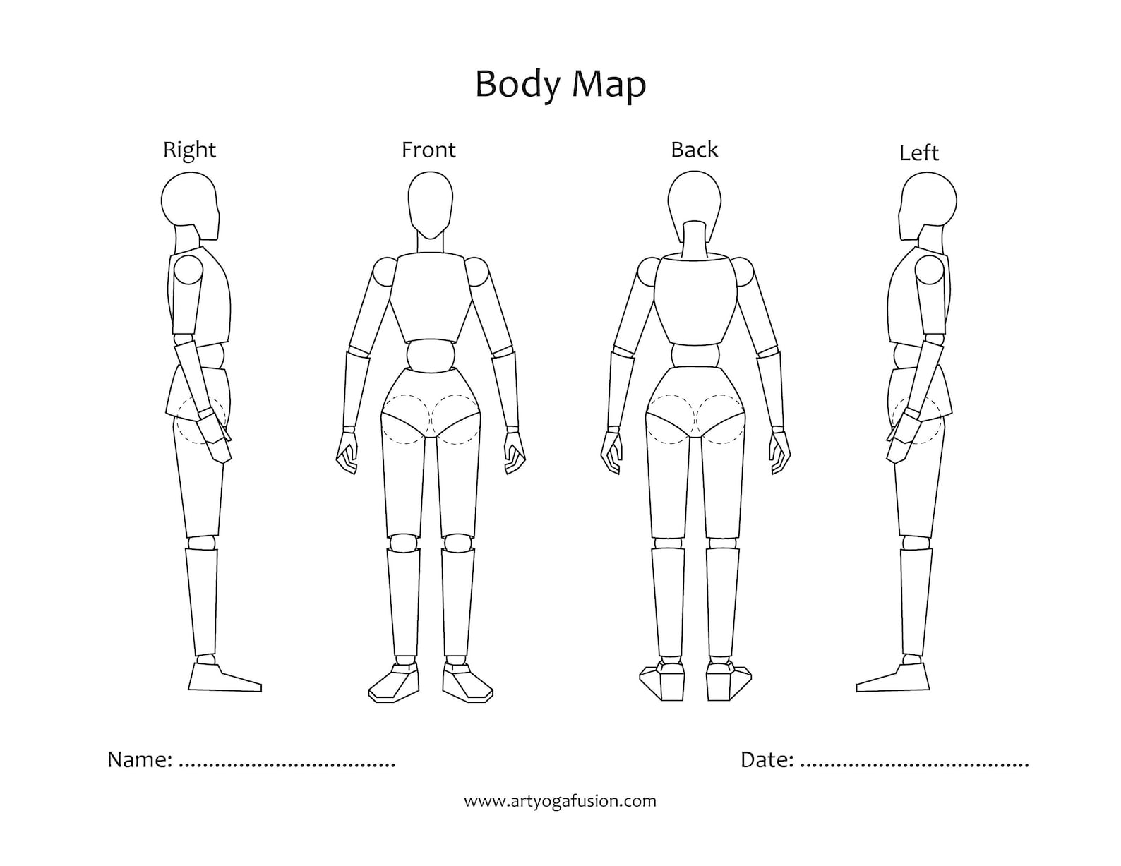 Gender Neutral Body Map - Etsy