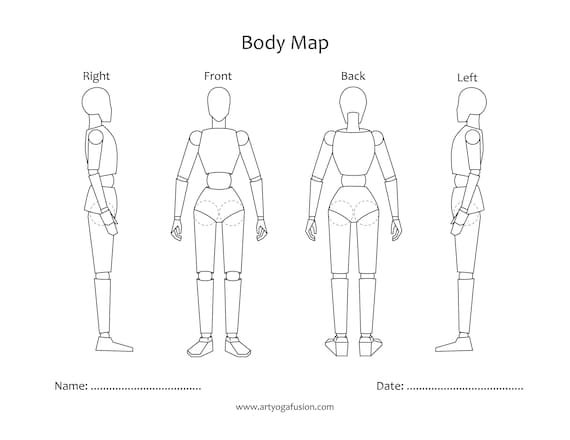 Gender Neutral Body Map - Etsy