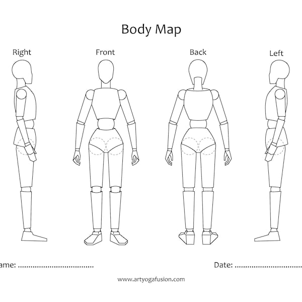 Body Map - Etsy