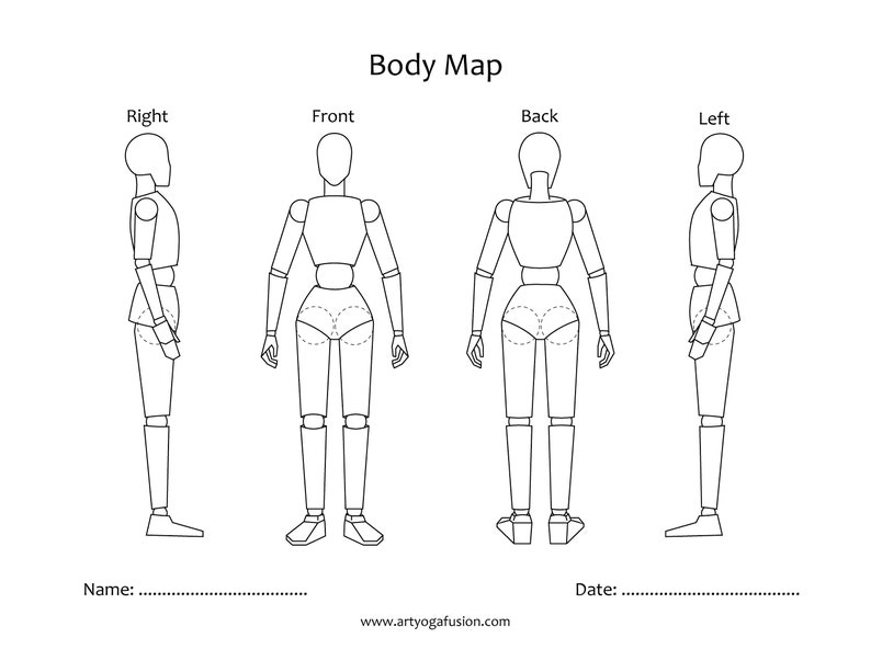 Gender Neutral Body Map - Etsy