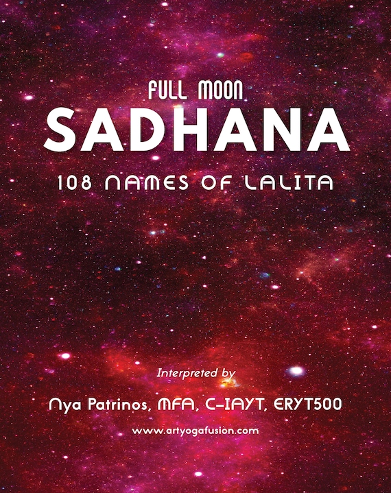 Full Moon Sadhana: 108 Names of Lalita | Etsy
