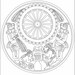 Mandala Template, Dharmachakra Mandala Template, Buddhist Mandala ...