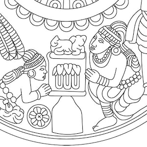 Mandala Template, Dharmachakra Mandala Template, Buddhist Mandala ...