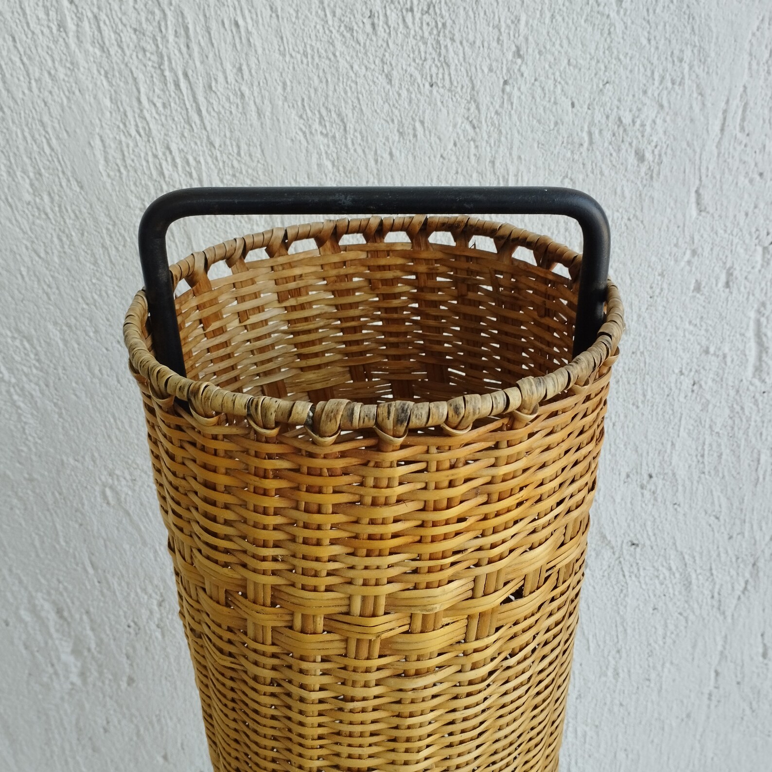 Hungarian Mid Century Plaited Reed Floor Lamp - Etsy