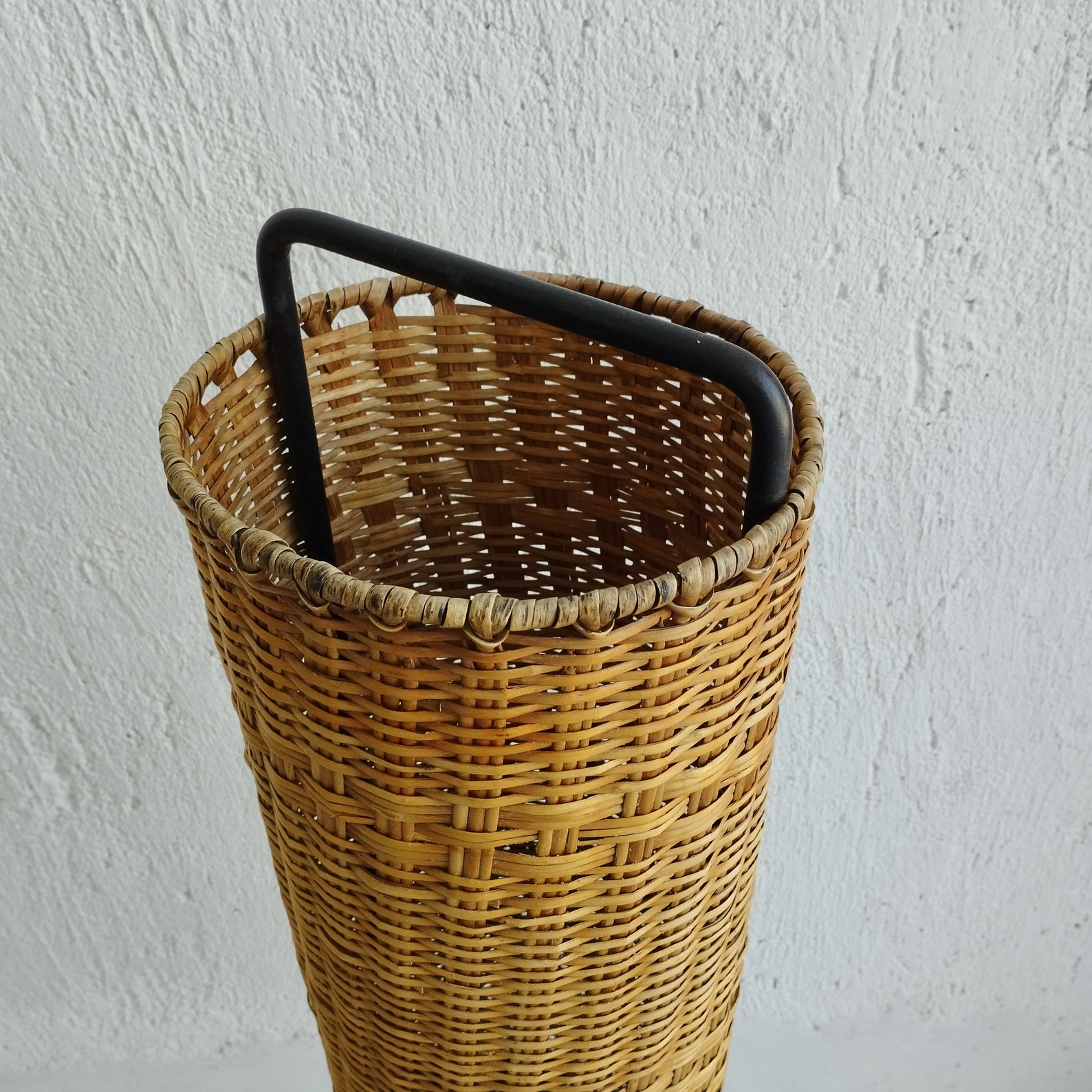 Hungarian Mid Century Plaited Reed Floor Lamp - Etsy