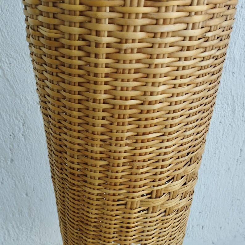 Hungarian Mid Century Plaited Reed Floor Lamp - Etsy