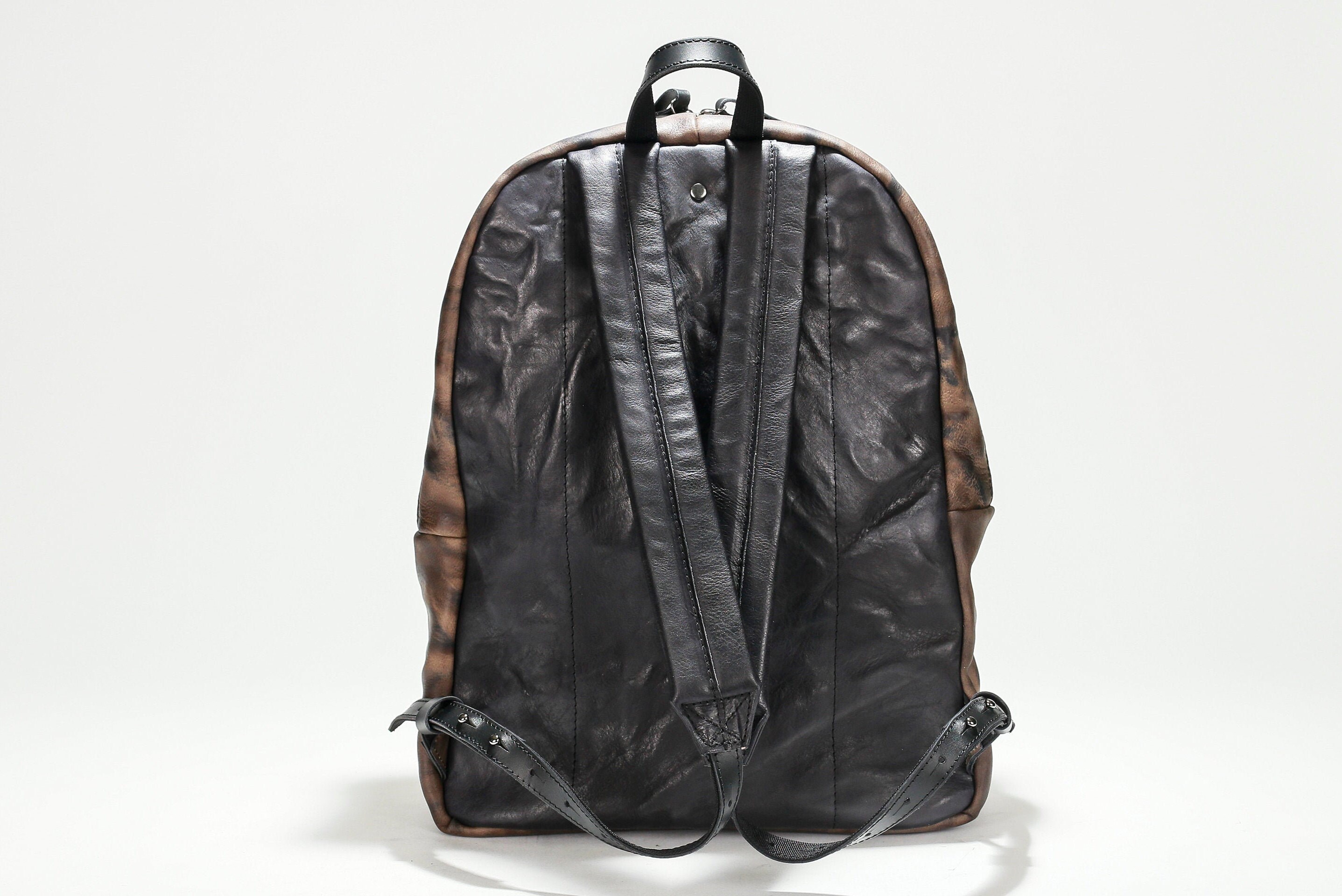 Classic Leather Backpack, Leather Backpack, Backpack, Laptop Backpack ...