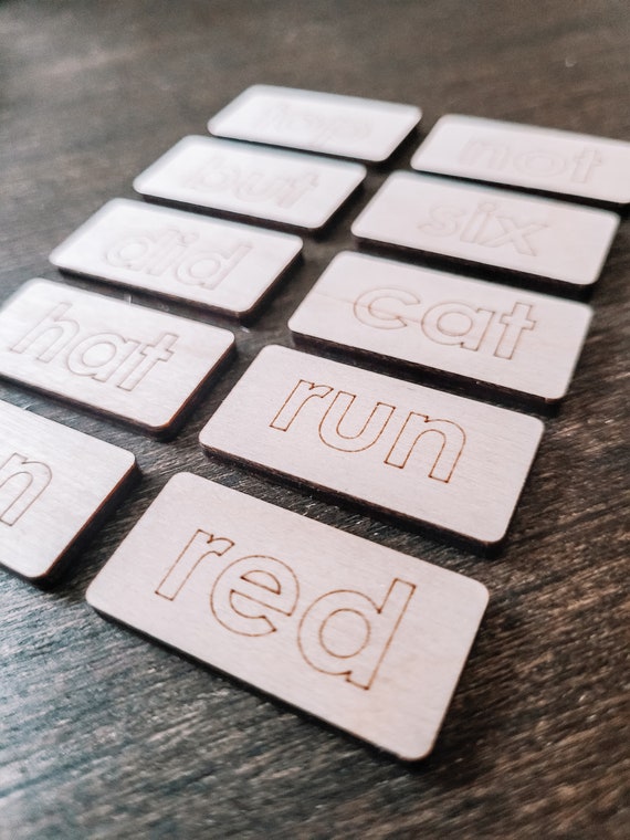 Sight Word Tiles Spelling Words Homeschool Homeschooling - Etsy