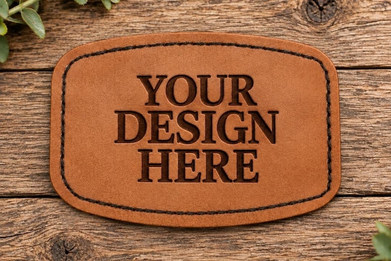 Engraved Leatherette Patch| Custom Leatherette Patch| Custom Patches ...