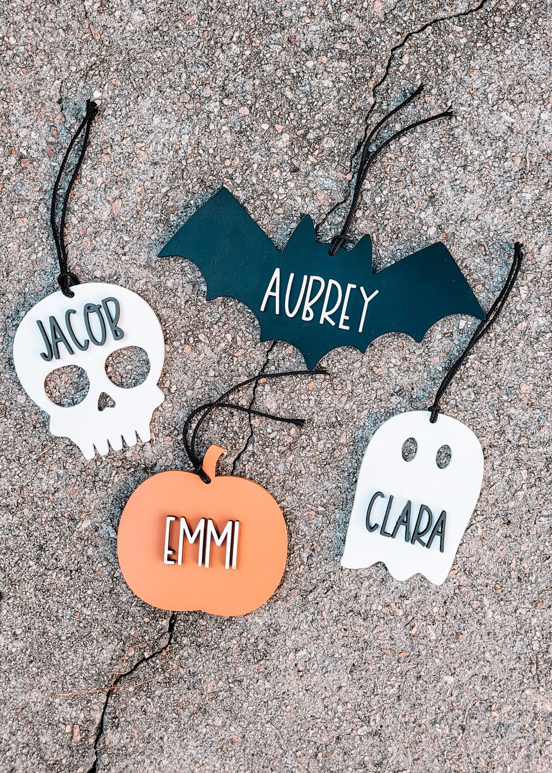 Personalized Halloween Name Tags| Halloween Basket Tags| Boo Basket ...
