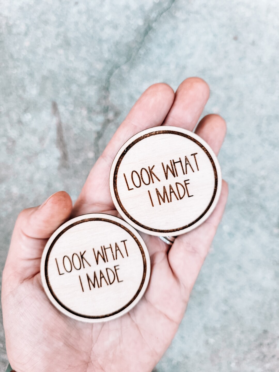 Look What I Made Artwork Magnet Refrigerator Magnet Kid Artwork - Etsy