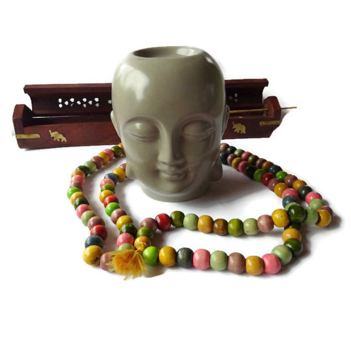 Meditation Beads, 108 Mala Beads, Mala Necklace, Buddhist Mala, Prayer ...
