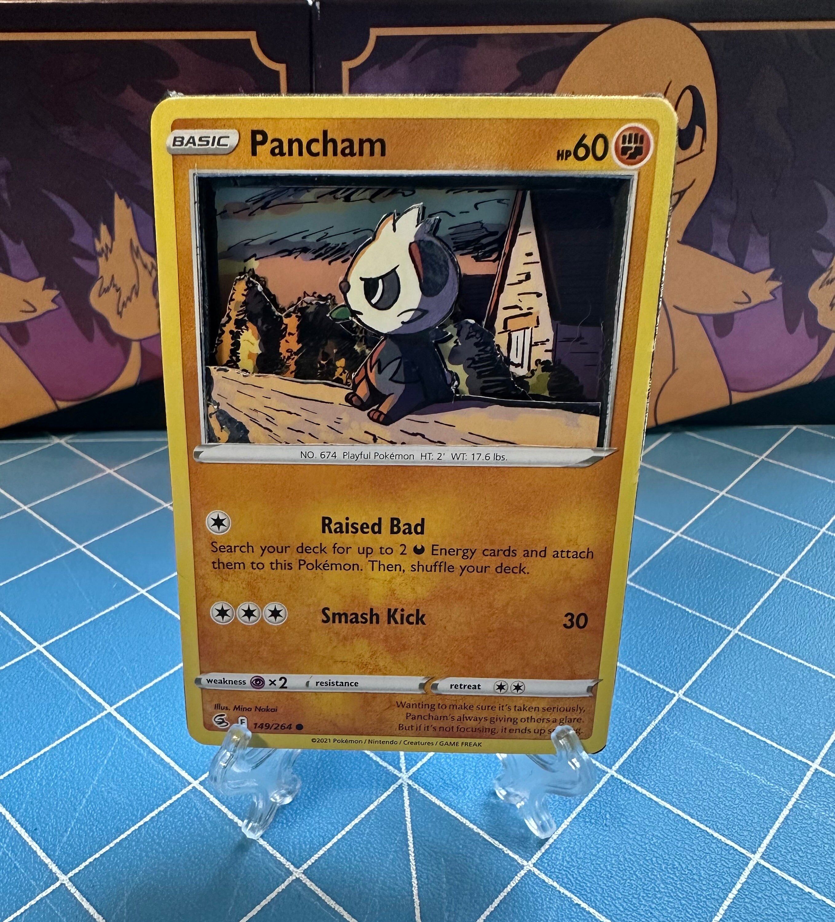 Pancham Pokemon Card