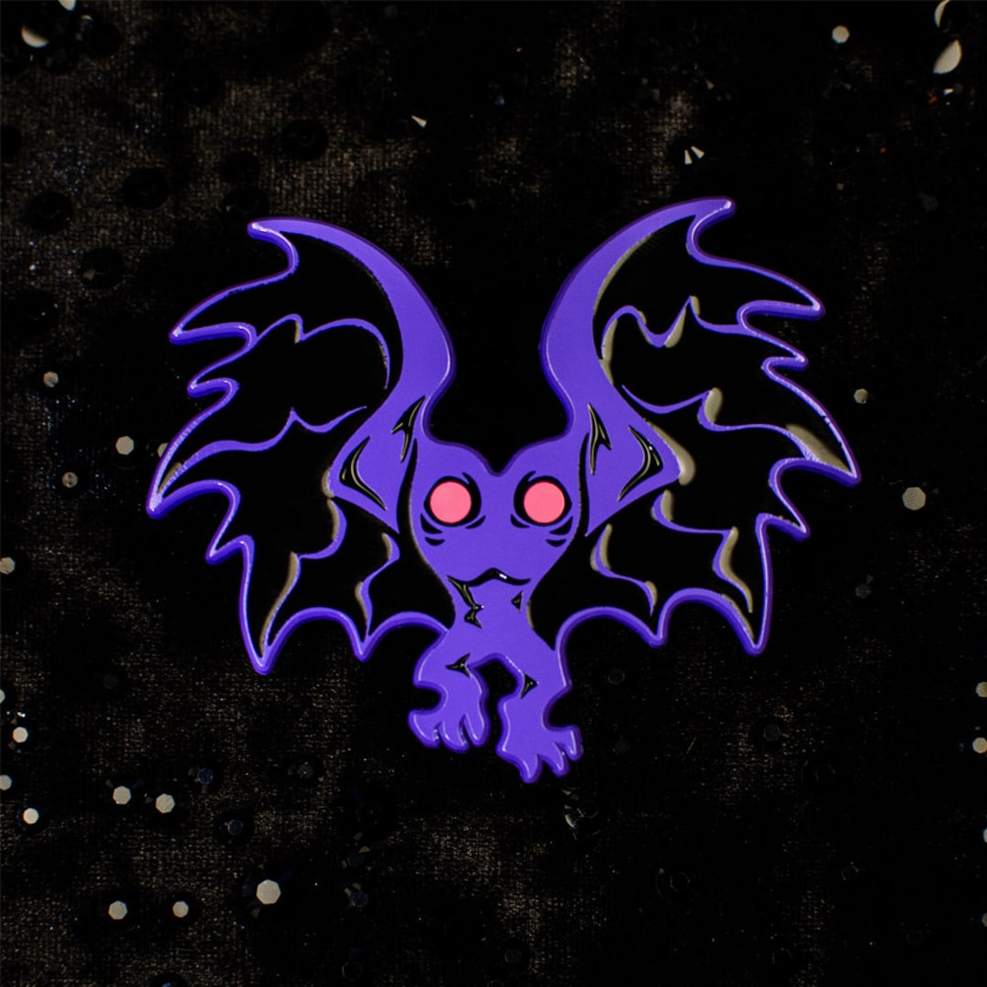 Neon Cryptids Mothman Enamel Pin - Etsy