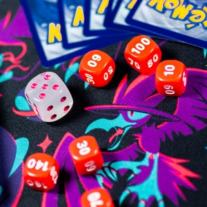 Dark Type Pattern Playmat // Gaming Desk Mat Mouse Pad // Houndoom ...