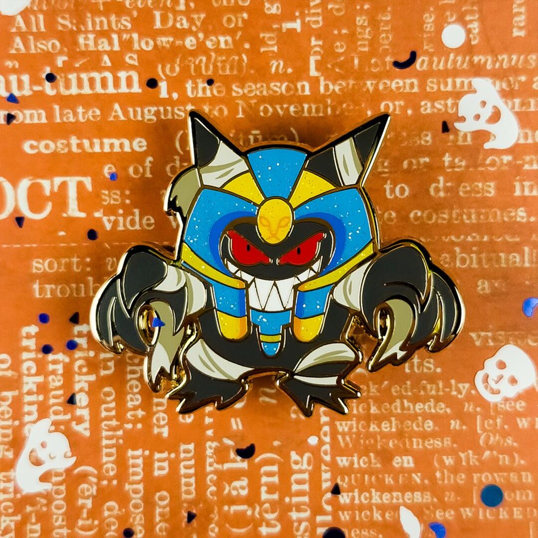 Mummy's Curse ~ Gengar X Cofagrigus Fusion Enamel Pin - Etsy