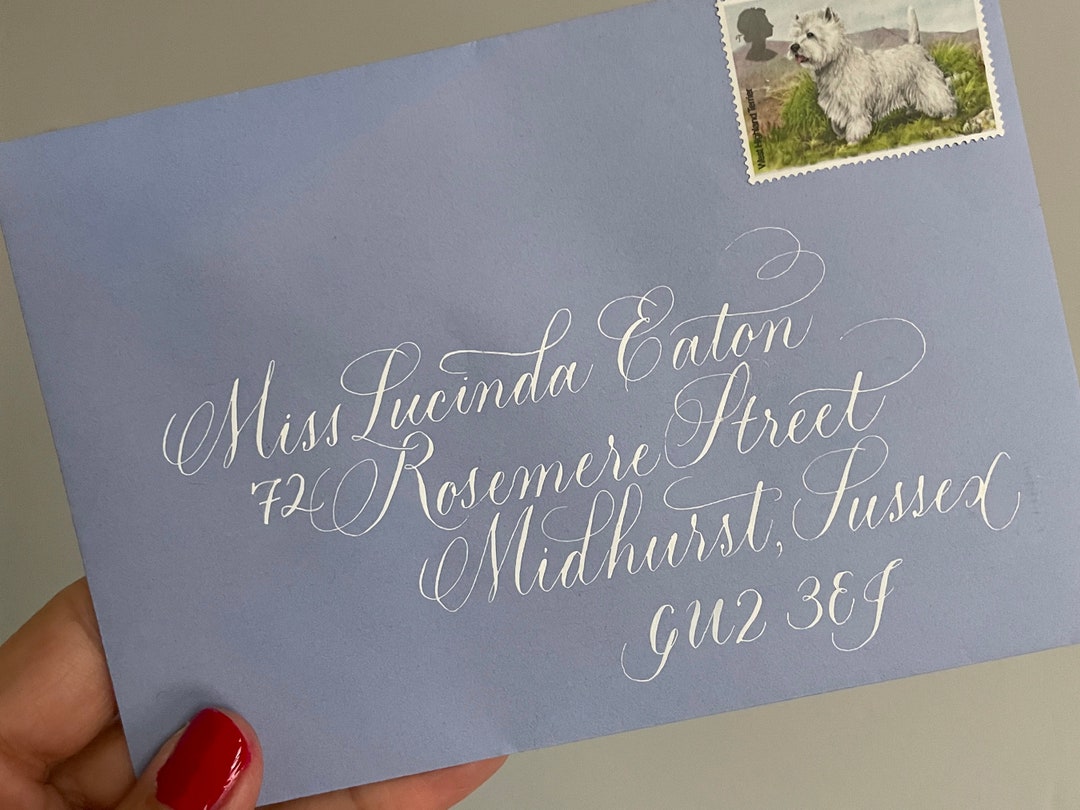 Custom Envelope Calligraphy, Hand-written Address for Weddings and ...