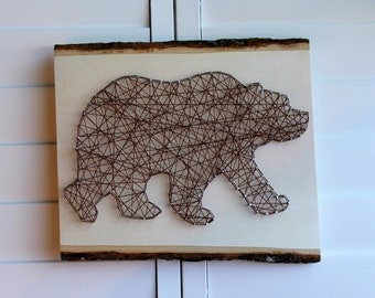 Bear String Art | Etsy