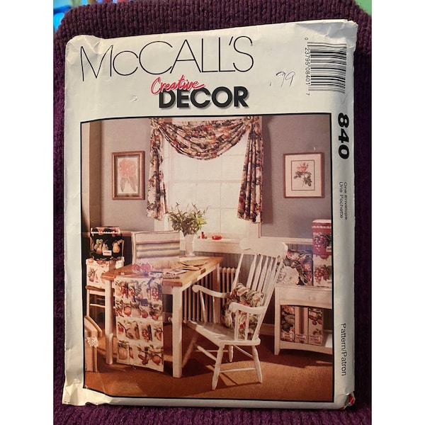 Kitchen Curtain Sewing Pattern - Etsy