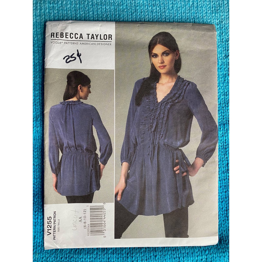 Vogue Pattern 1255 Dress Tunic Boho - Etsy