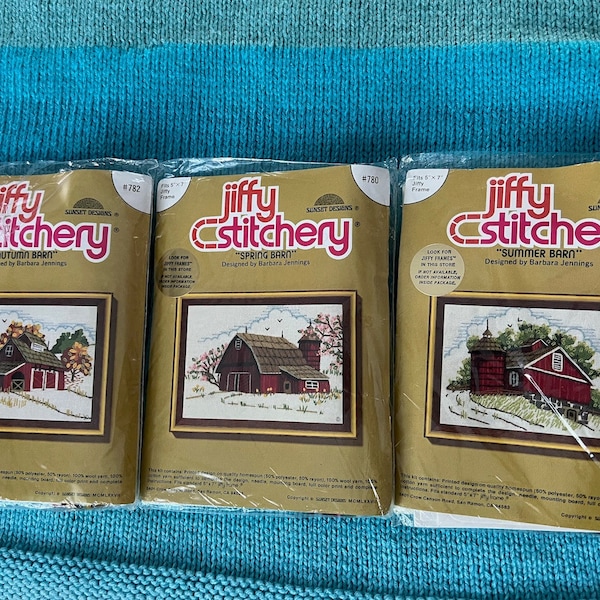 Crewel Embroidery Kits Vintage - Etsy