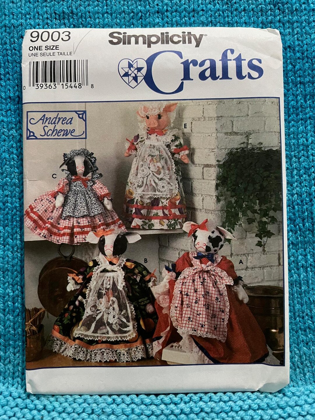 Simplicity 9003 Sewing Pattern Cow Pig Country Appliance Covers 1980s ...