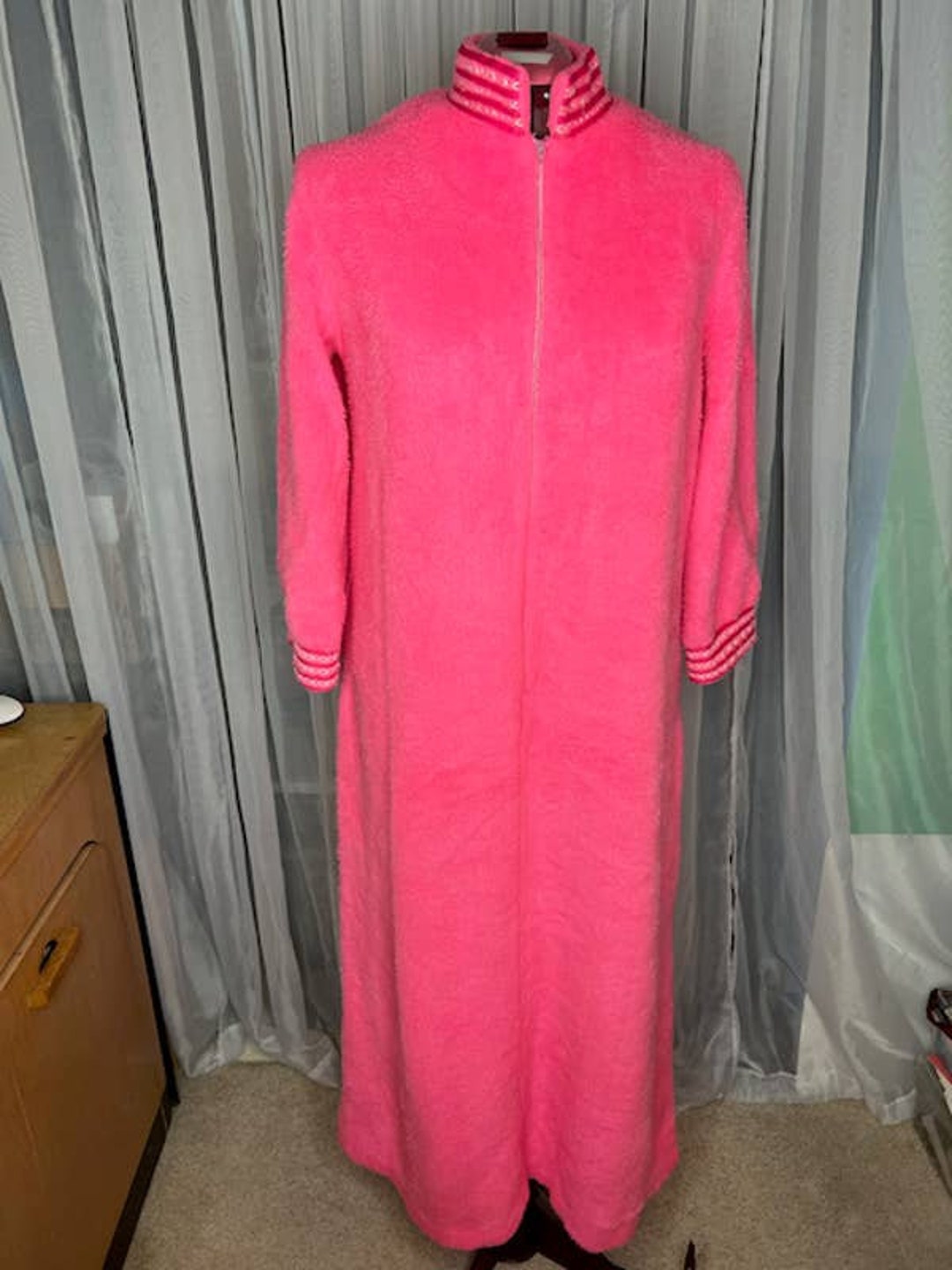 Robe Fuzzy Hot Pink - Etsy