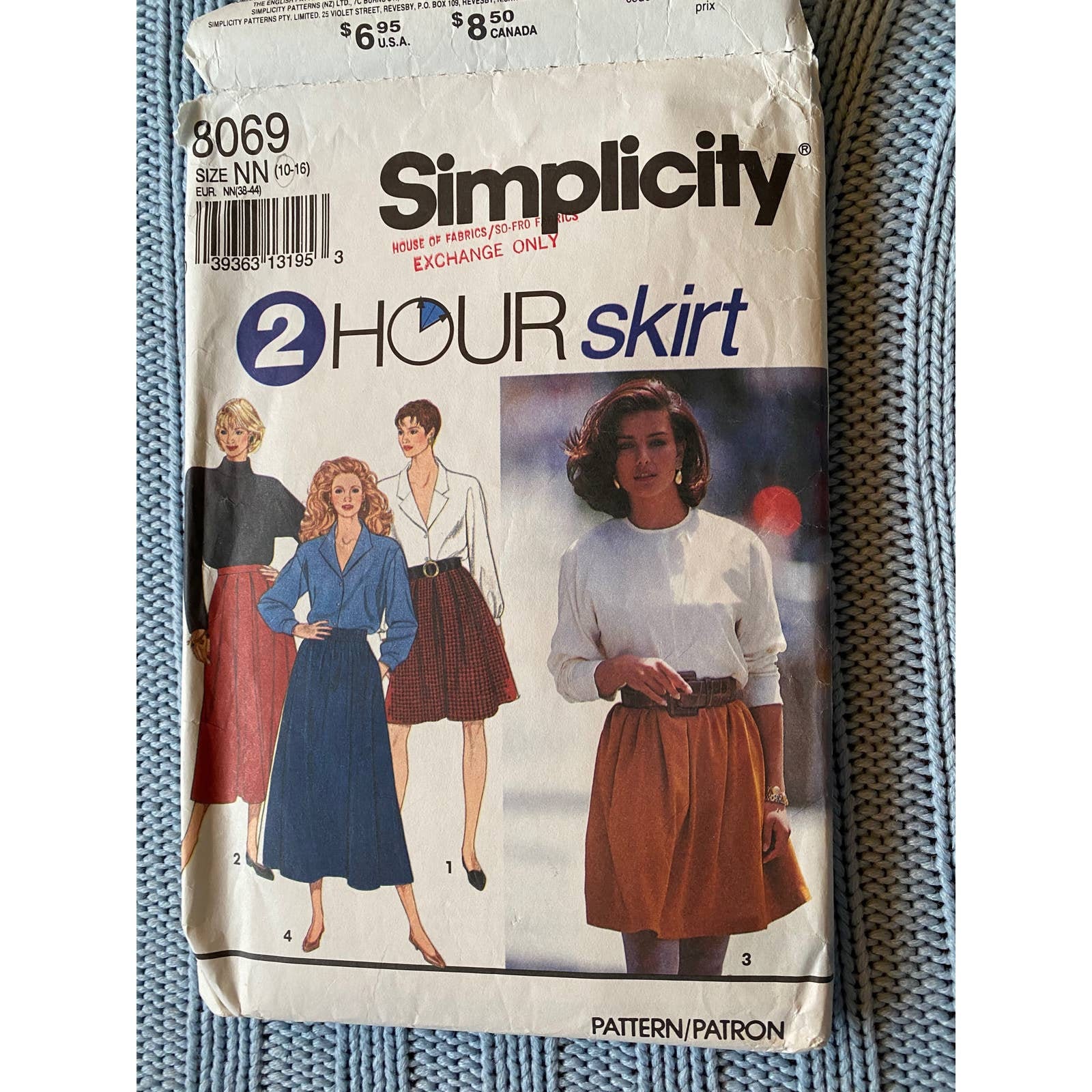 Simplicity 8069 Swing Skirt Pattern - Etsy UK