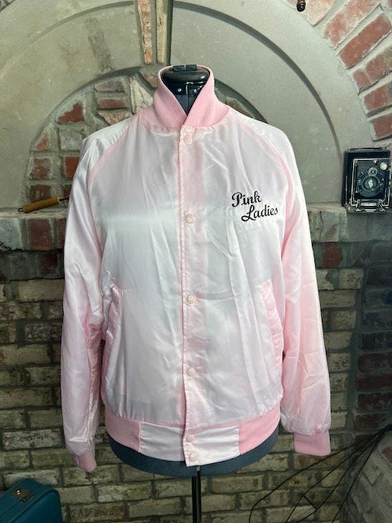 grease pink ladies satin jacket - Gem