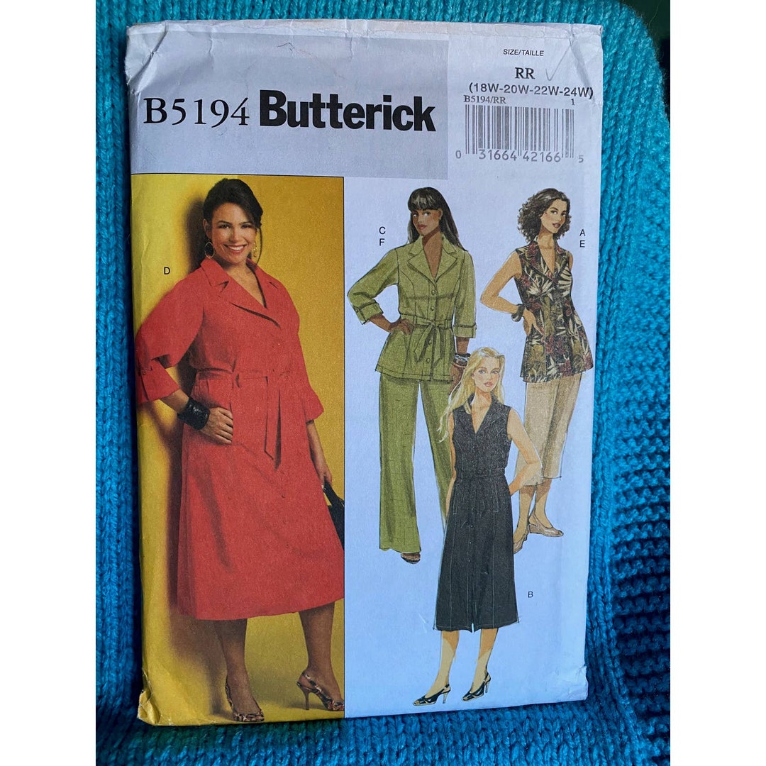 Butterick 5194 Jacke Jacke Hose Gr 44w-24w - Etsy.de