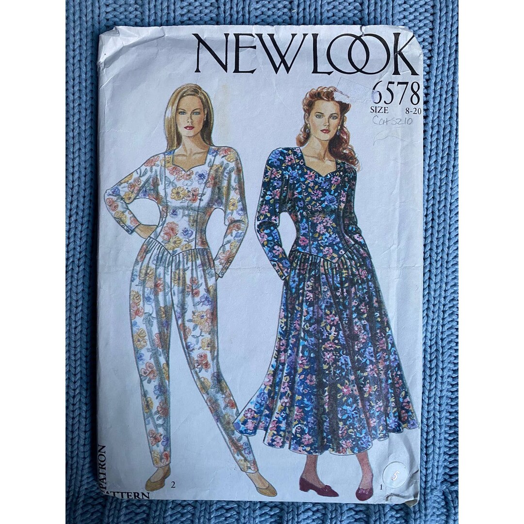 Simplicity 6578 Dress Jumpsuit 1980s - Etsy