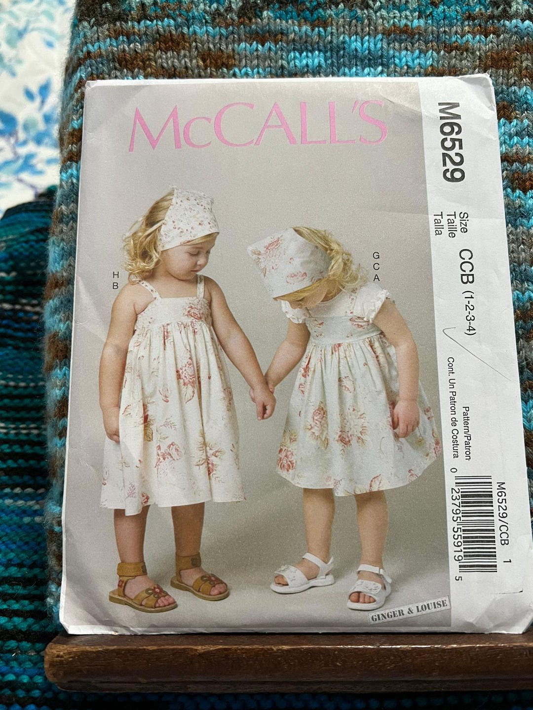 Mccalls 6529 Sewing Pattern Kids Girls Dress Top Shorts Headband ...