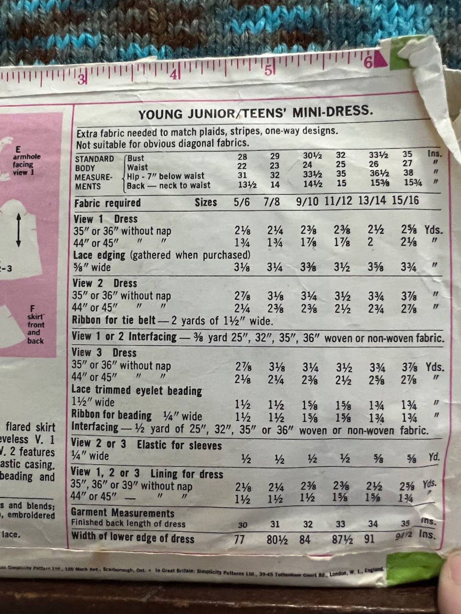 Simplicity 8806 Mini Dress Bishop Sleeve Drop Waist Pattern 1960s - Etsy