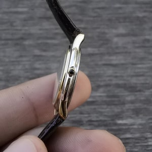 Vintage Seiko 4N20 0092 Textured Dial Lady Quartz Watch Japan Round ...