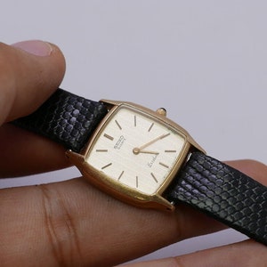 Vintage Seiko Exceline 14K Gold Filled 8420 5400 Lady Quartz Watch ...