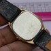 Vintage Seiko Gold Plated 7830 5020 Textured Dial Men Quartz Watch Japan Square Cushion Shape ...