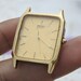 Vintage Seiko Gold Plated 9021 5320 Yellow Dial Men Quartz Wristwatch Japan Octagonal Shape 28mm ...