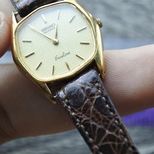 Vintage Seikoexceline 8420 5740 Gold Filled Lady Quartz Watch - Etsy