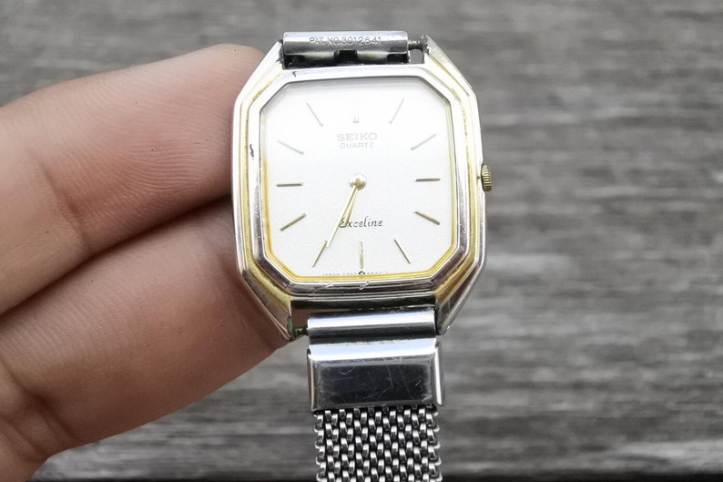 Vintage Seiko Exceline 7320 5370 Lady Quartz Watch Japan Octagonal ...
