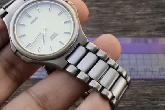 Vintage Seiko Spirit Titanium 7N01 7100 Luminous Dial… - Gem