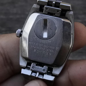 Vintage Seiko 2622 5030 Integrated Bracelet Lady Quartz Watch Japan ...