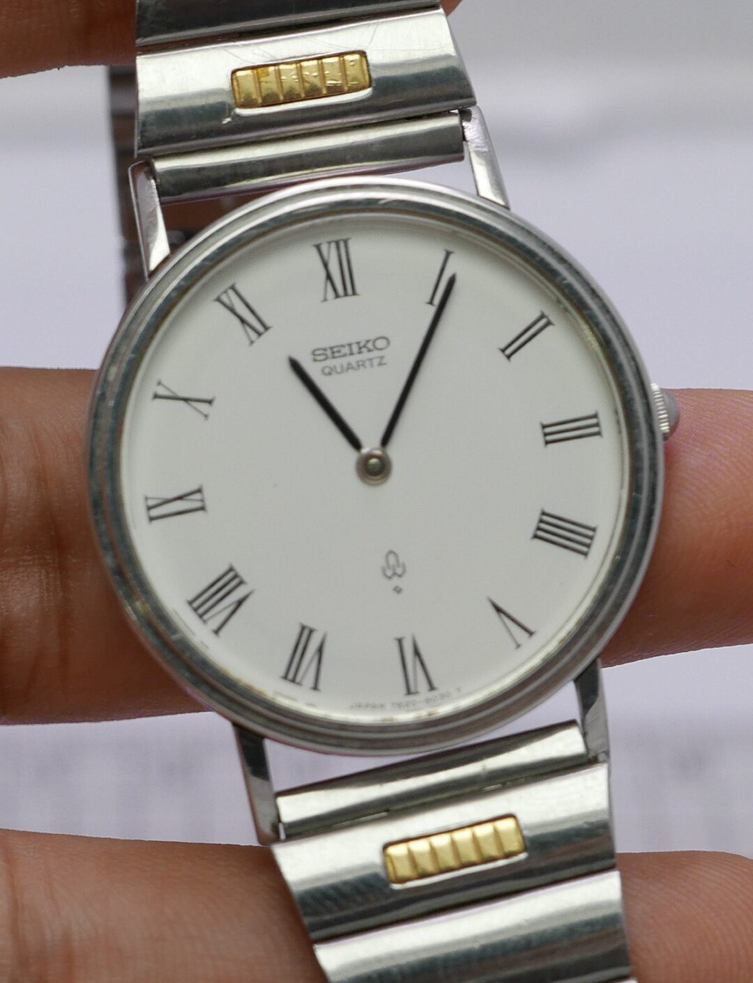 Vintage Seiko 7820 8030 Roman Numeral Dial Unisex Quartz Watch Japan ...
