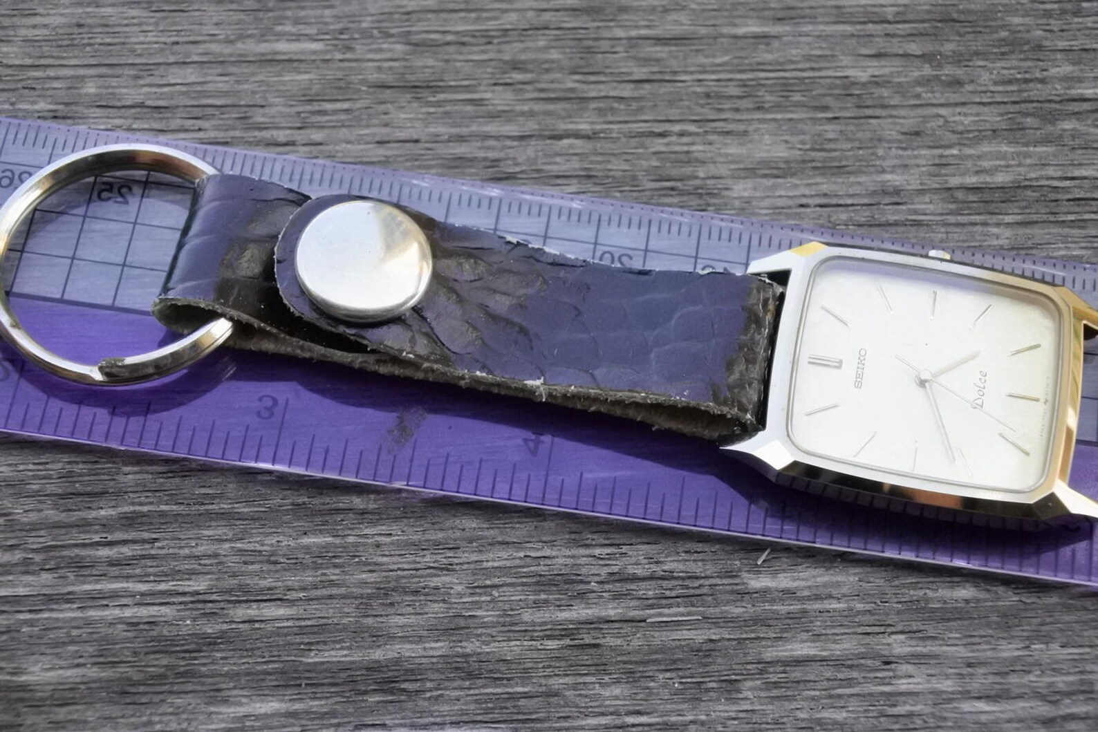 Vintage Seiko Ceramic ICS Broken Case 7741 5140 Men Quartz Watch Japan ...