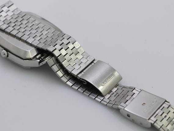 Vintage Seiko 0842 5010 Roman Numeral Dial Men Quart… - Gem