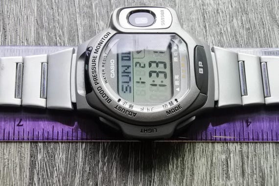 Vintage Casio Japan Blood Pressure Monitor BP-1B LCD … - Gem