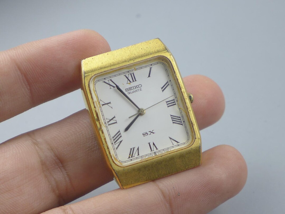 Vintage Seiko 5Y95 5000 Roman Numeric Dial Men Quartz Watch Japan JDM ...