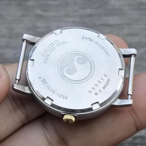 Vintage Seiko 6531 6030 Minimalist Unisex Quartz Watch Japan Round ...