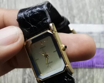Vintage Seiko Exceline 1221 5820 Lady Quartz Watch Japan Vintage Seiko Exceline 1221 5820 Lady Quartz Watch Japan