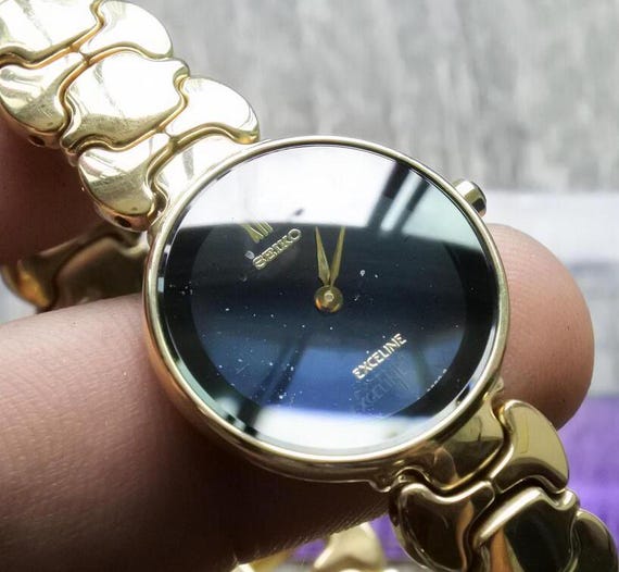 Vintage Seiko Exceline 4N20 0110 Integrated Bracelet … - Gem