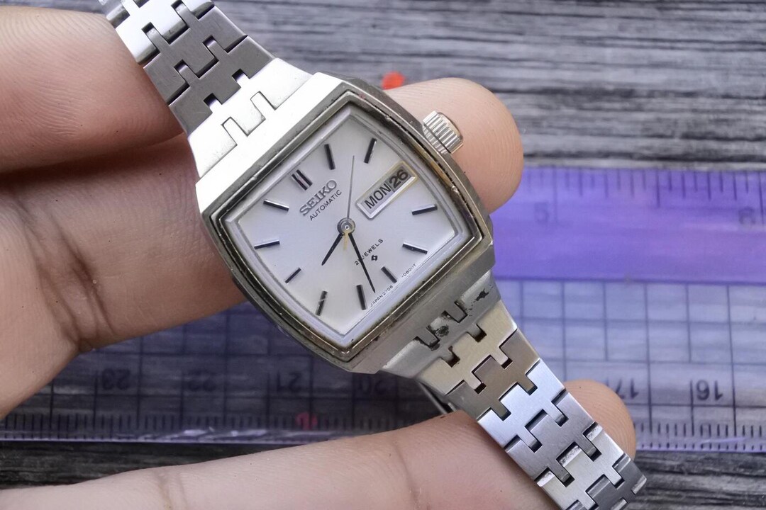 Vintage Seiko 2706 3100 Integrated Bracelet Lady Automatic Japan ...